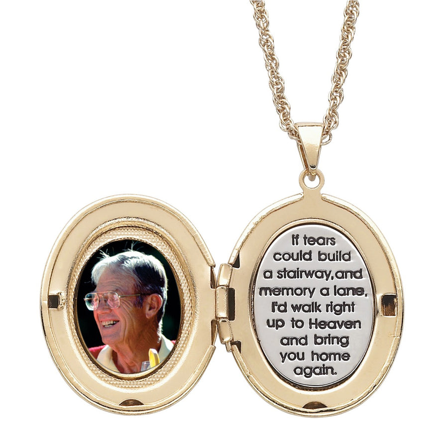 Memorial Locket Necklace – Limoges Jewelry