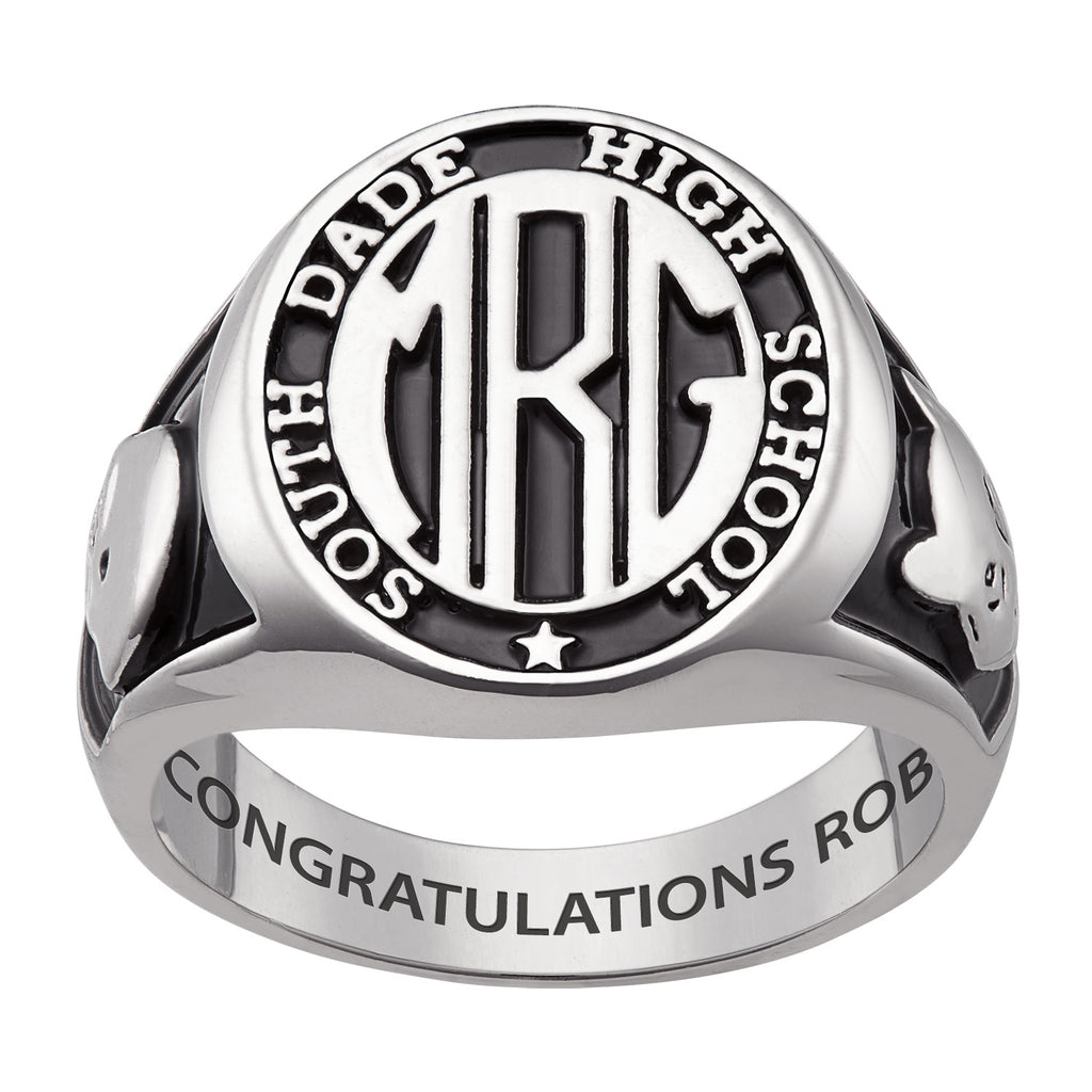 Men's CELEBRIUM Signet Oval Class Ring – Limoges Jewelry