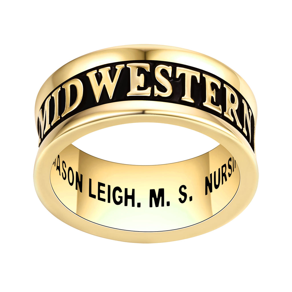 Men's Class Band Ring – Limoges Jewelry