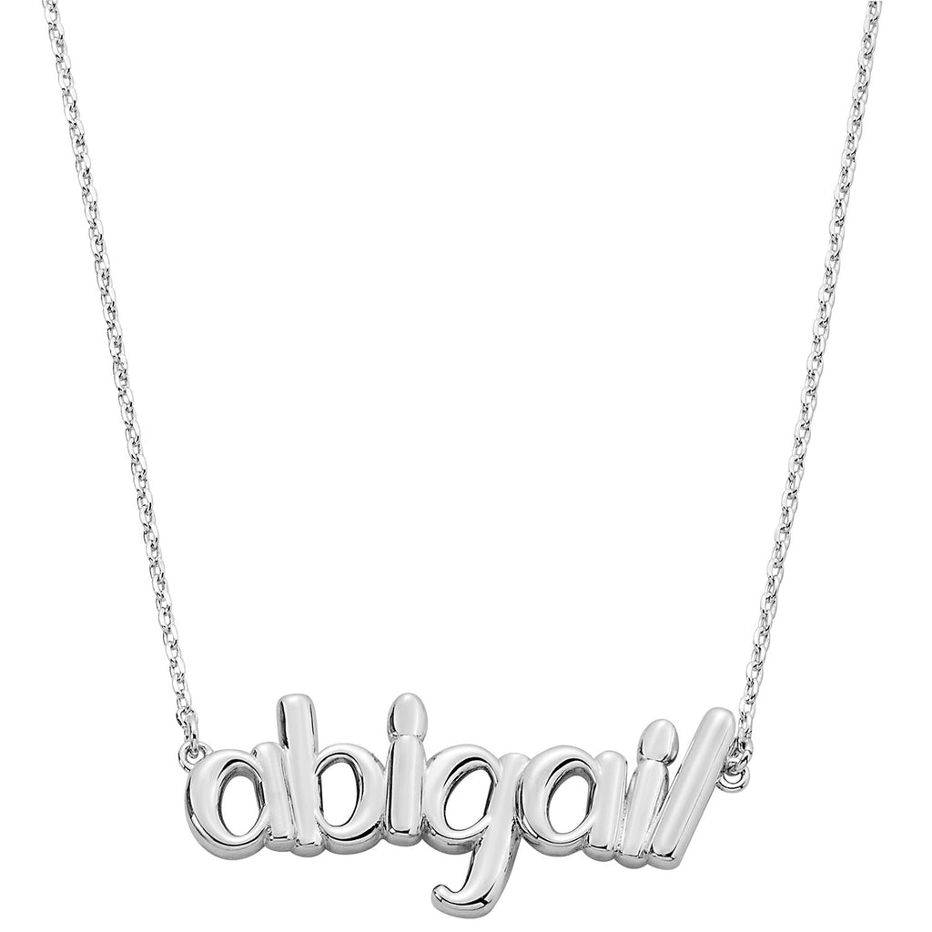 Lowercase Name Necklace – Limoges Jewelry
